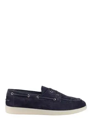 Prada Suede Lace-up Loafers - Multicolor