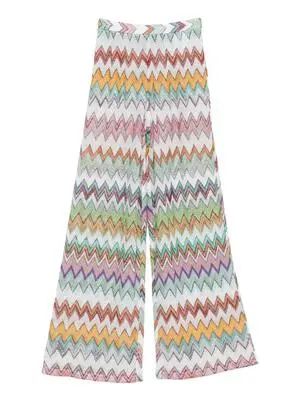 Missoni Zigzag Wide Leg Pants - Multicolor
