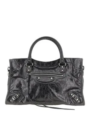 Balenciaga Le City M Handbag - Silver