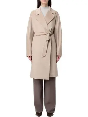 Max Mara WEEKEND MAX MARA Wrap Coat Gray
