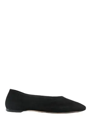 TOTEME TOTEME Suede Leather Ballet Flats With Slingback Strap Multicolor