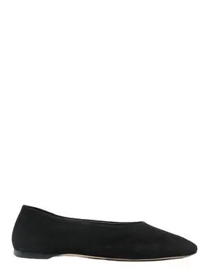 TOTEME TOTEME Suede Leather Ballet Flats With Slingback Strap Multicolor