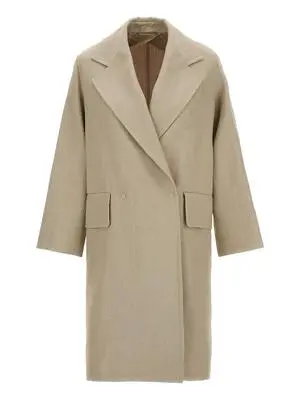 Max Mara Max Mara 'Mescal' Trench Coat Cream