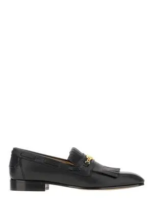 Valentino Garavani Leather Loafers With Horsebit Detail - Multicolor