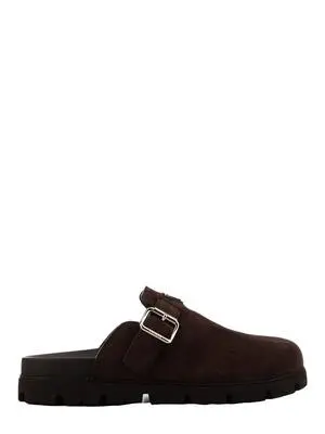 Prada Buckled Slip-on Slippers - Multicolor