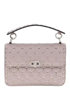 Valentino Garavani VALENTINO GARAVANI Rockstud Spike Shoulder Bag Pink