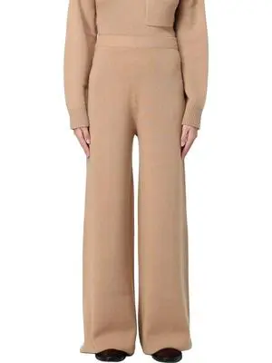 Max Mara Wide Leg Knit Pants - Brown