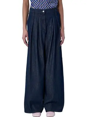 DRIES VAN NOTEN Dries Van Noten High-Rise Wide-Leg Denim Trousers