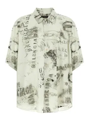 Balenciaga Minimal' Shirt - Gray