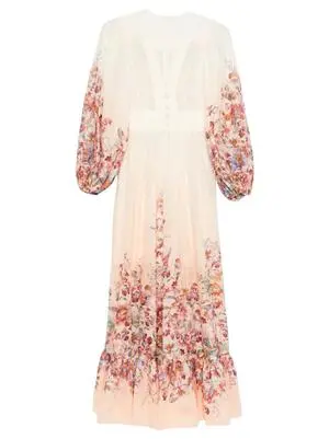 Zimmermann ZIMMERMANN Awaken Plunge Maxi Dress Multicolor