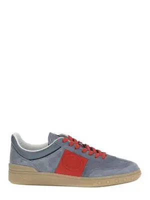 Valentino Garavani Upvillage Suede And Leather Sneakers - Multicolor