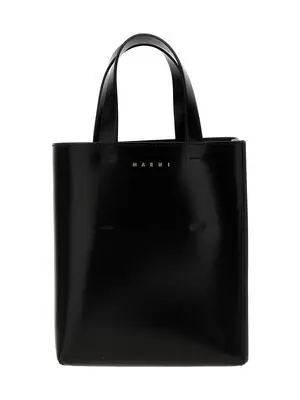 Marni Museo' Mini Leather Handbag - Black