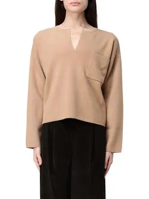 Max Mara Beige Wool Sweater - Cream