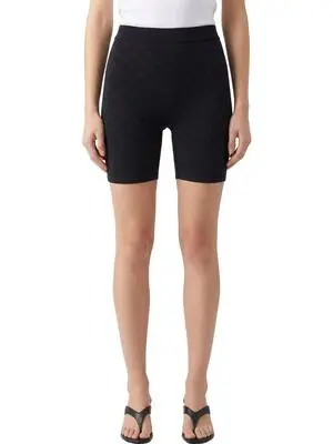 Gucci Monogrammed Cycling Shorts - Black