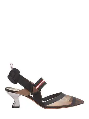 FENDI FENDI Tech Mesh Colibrì Slingbacks