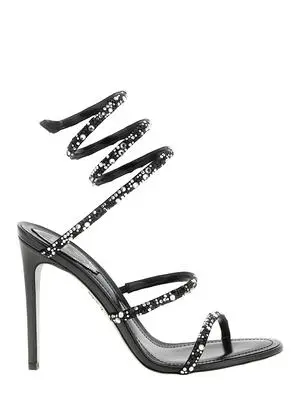 Rene Caovilla RENE CAOVILLA 'Cleo' Embellished Leather Sandals Multicolor