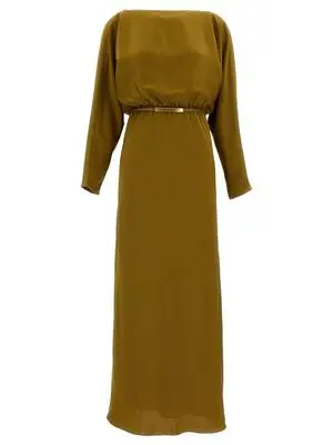 Max Mara Long Sleeve Dress - Brown