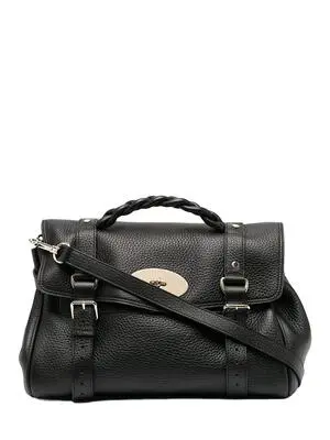 MULBERRY Mulberry Alexa Handbag In Black Pebbled Leather