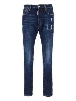Dsquared2 Slim Fit Distressed Jeans - Multicolor