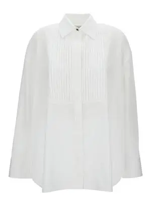 GOLDEN GOOSE Oversized Poplin Shirt With Pleated Details - Multicolor