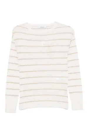 Max Mara Cashmere And Silk Striped Sweater - Multicolor