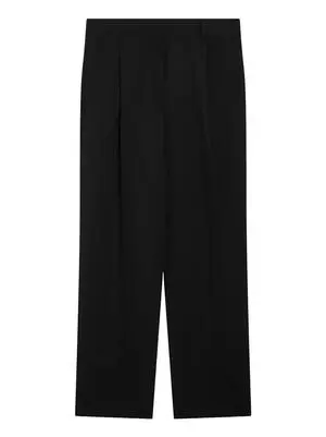 TOTEME Wool-blend Trousers - Black