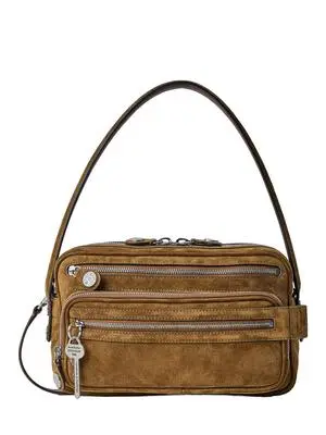 Acne Studios Camero Suede Shoulder Bag - Brown
