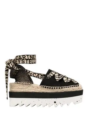 Stella McCartney Gaia Platform Espadrilles - Black