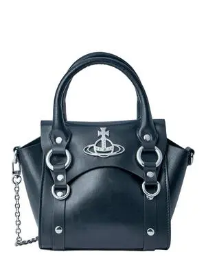 VIVIENNE WESTWOOD Betty Mini Handbag With Chain Detail - Black