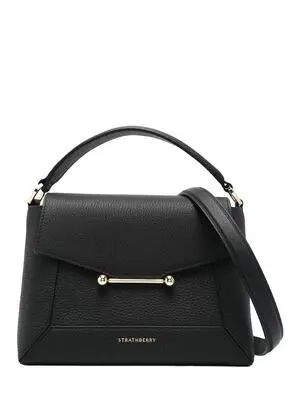 Strathberry Leather Tote Bag - Black