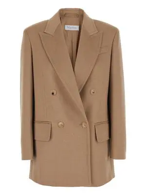 Max Mara Olimpia Wool Double-breasted Blazer - Multicolor