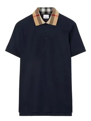 Burberry Burberry Blue Polo Shirts Men Blue