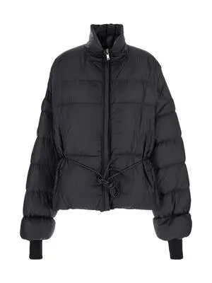 Rick Owens Down Jacket With Drawstring Waist - Multicolor