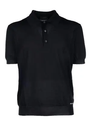 Prada Short Sleeve Knit Polo - Multicolor
