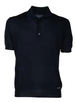 Prada Ribbed Polo Knitwear - Multicolor