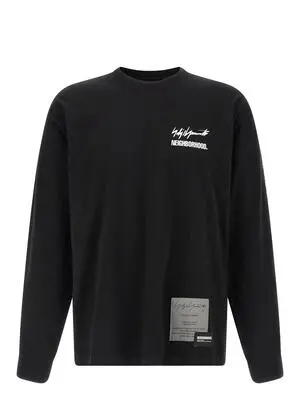 Yohji Yamamoto Nh 'ls Tee' T-shirt - Black