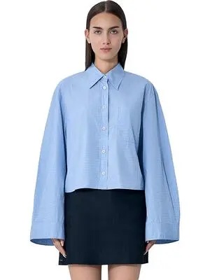 OUR LEGACY OUR LEGACY Balloon Shirt - Classic Collar Cotton Poplin Button-Down