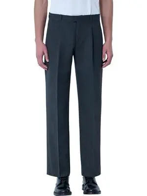 Our Legacy Mid Rise Tailored Wool Blend Slack Pants - Gray
