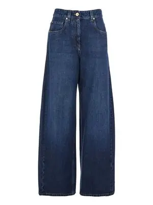 Brunello Cucinelli Loose Fit Denim Jeans - Multicolor
