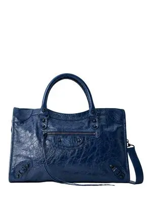 Balenciaga BALENCIAGA Le City Medium Handbag Blue