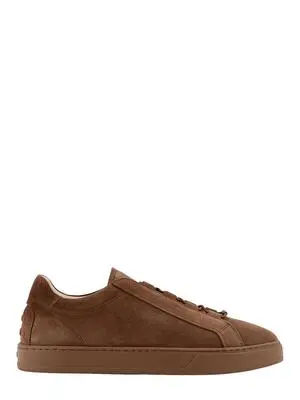 TOD'S TOD'S Suede Lace-Up Sneakers Multicolor
