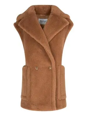 Max Mara Breda Wool Vest - Brown
