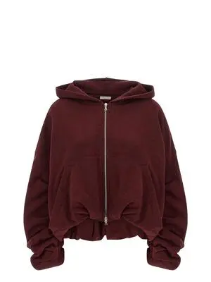 Dries Van Noten Dries Van Noten "Hannett" Double-Sided Cotton Hoodie Multicolor