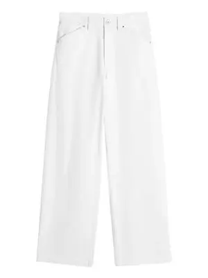 LEMAIRE Cotton Wide-leg Jeans - White