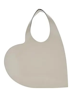 Coperni Heart Shoulder Bag With Logo Print - Multicolor