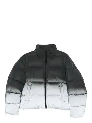 Alexander Wang Alexander Wang Silver-Tone Puffer Jacket With Zip Fastening Silver
