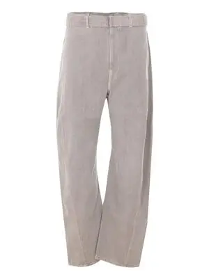 LEMAIRE Twisted Belted Jeans - Gray
