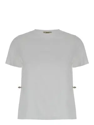 Herno Cotton T-shirt With Drawstring And Back Vent - Multicolor