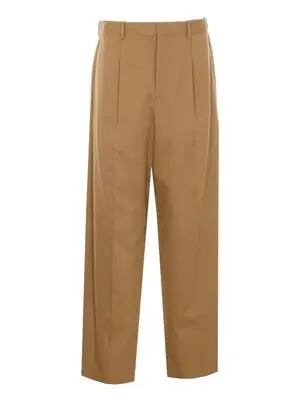 Loewe Anagram Patch Logo Pants - Cream