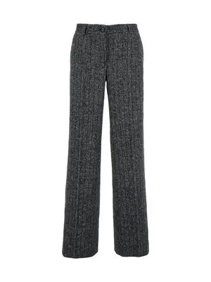 DOLCE & GABBANA DOLCE & GABBANA Wool Blend Stretch Pinstripe Pants